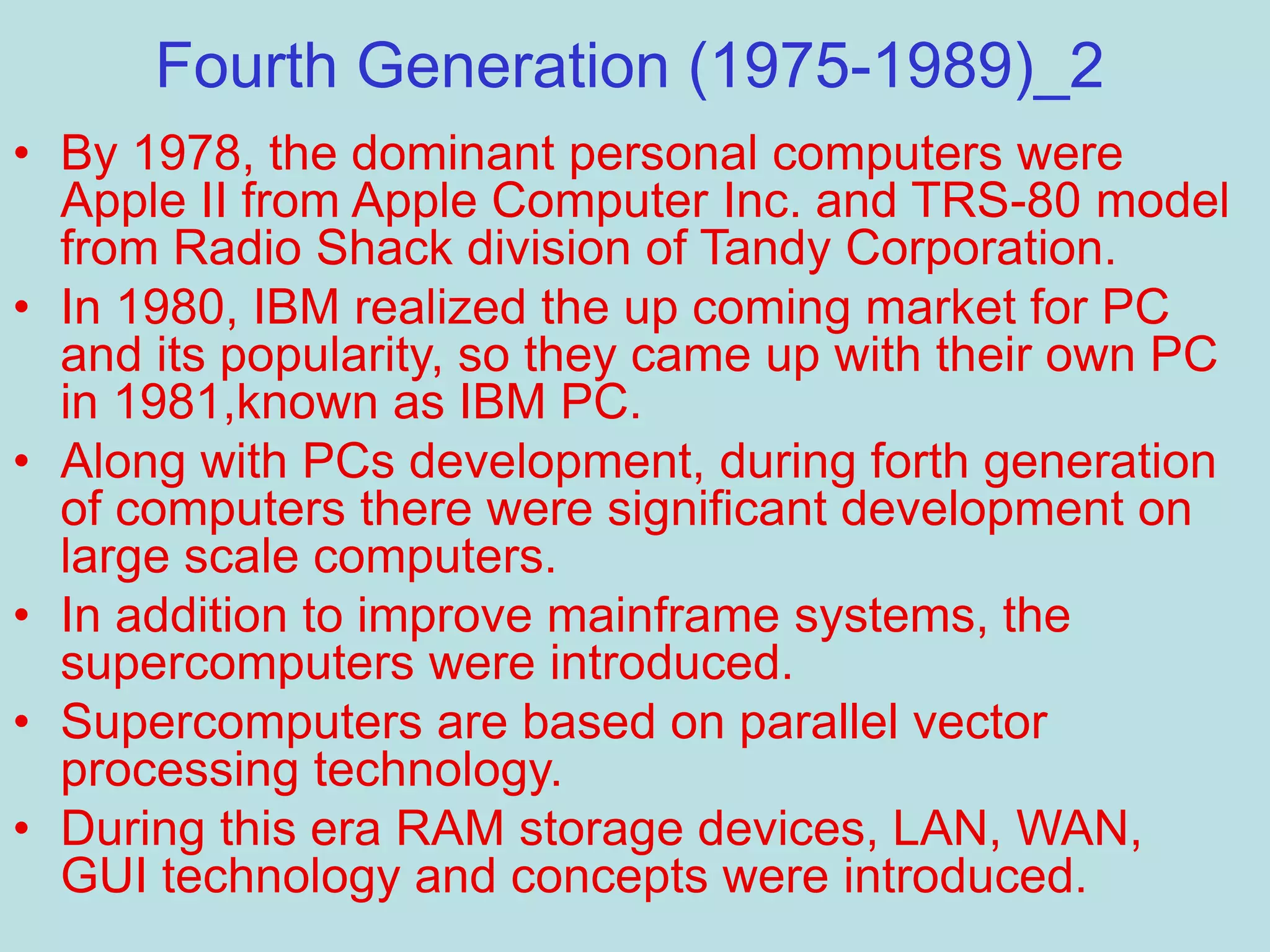 Computer Generations | PPT