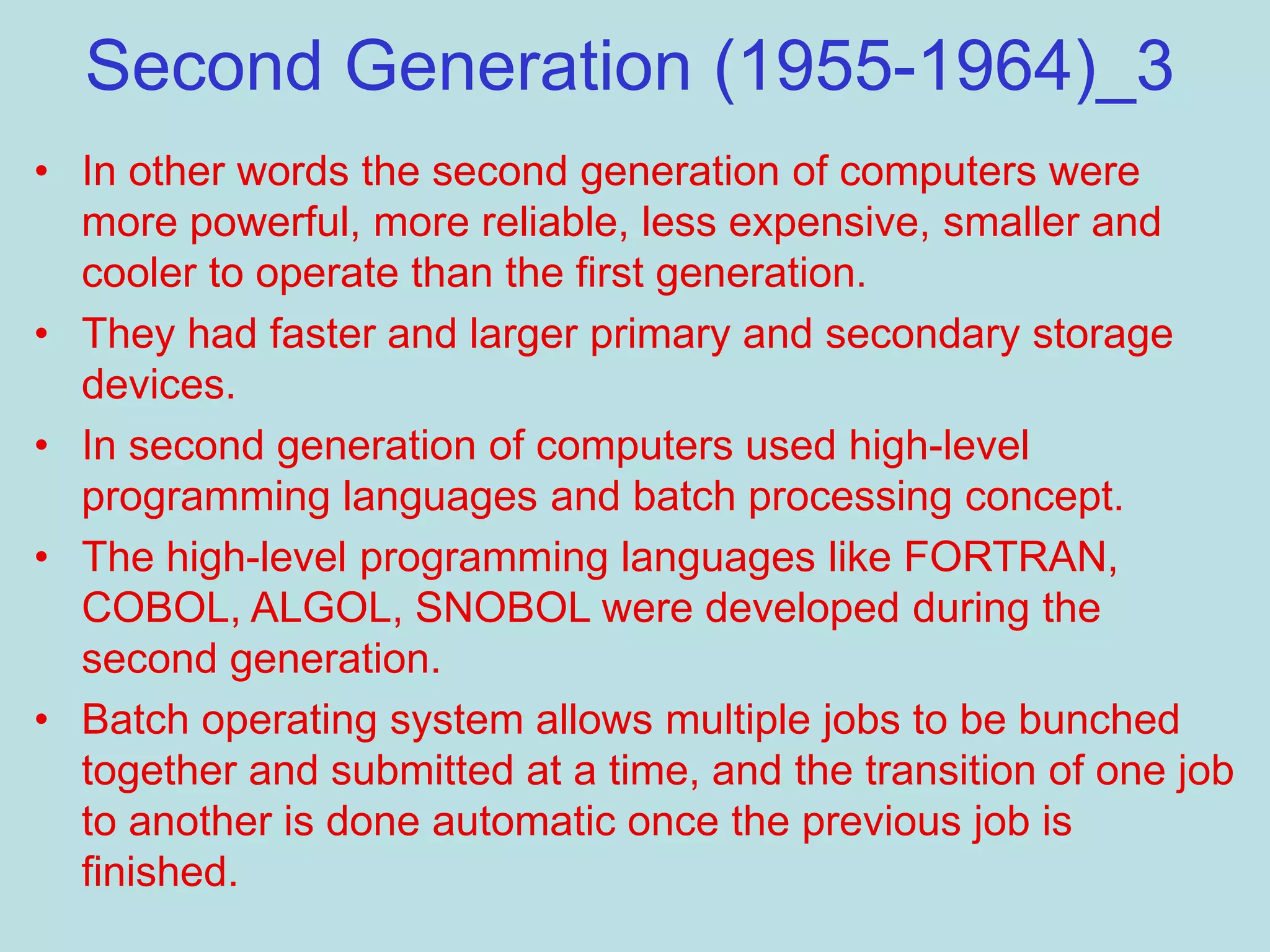 Computer Generations | PPT
