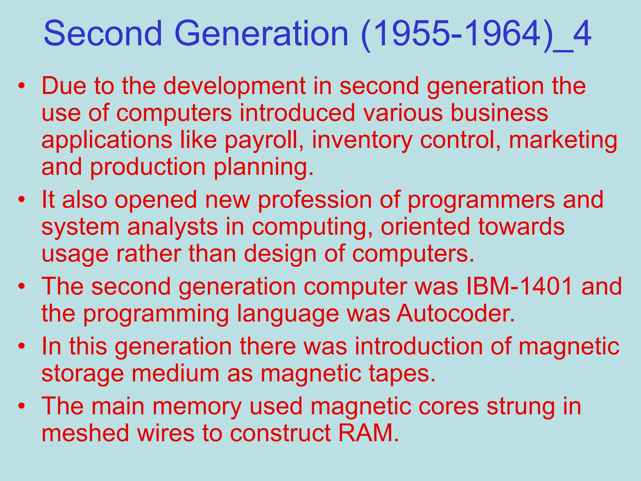 Computer Generations | PPT