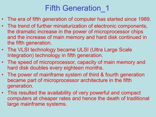 Computer Generations | PPT