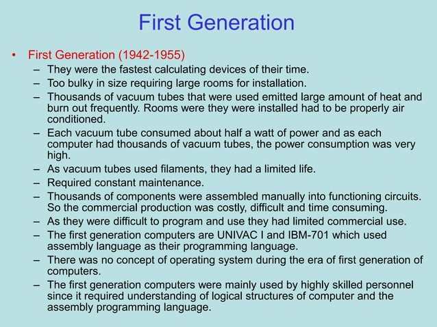 Computer Generations | PPT
