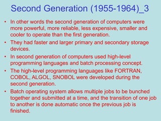 Computer Generations | PPT