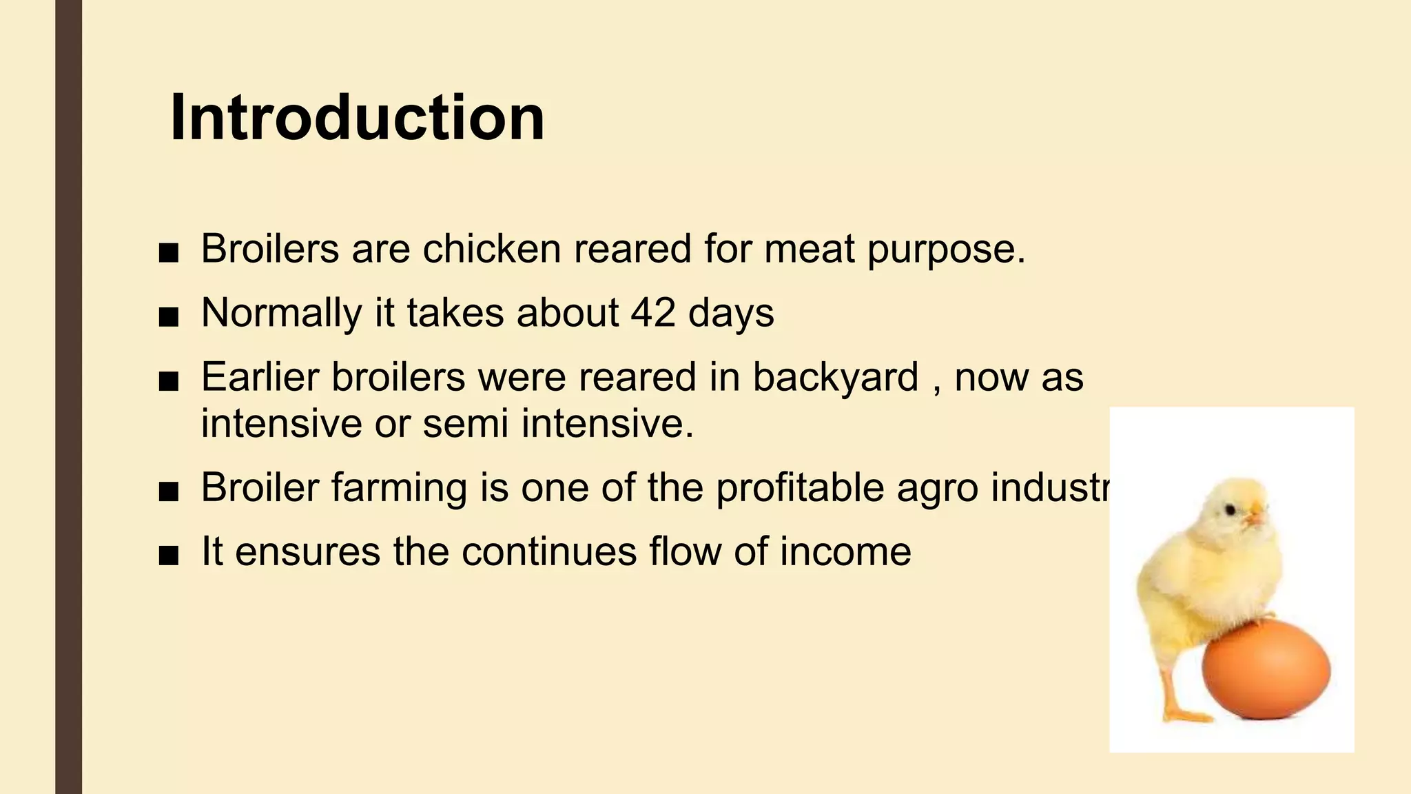 Cost analysis of broiler farming | PPTX