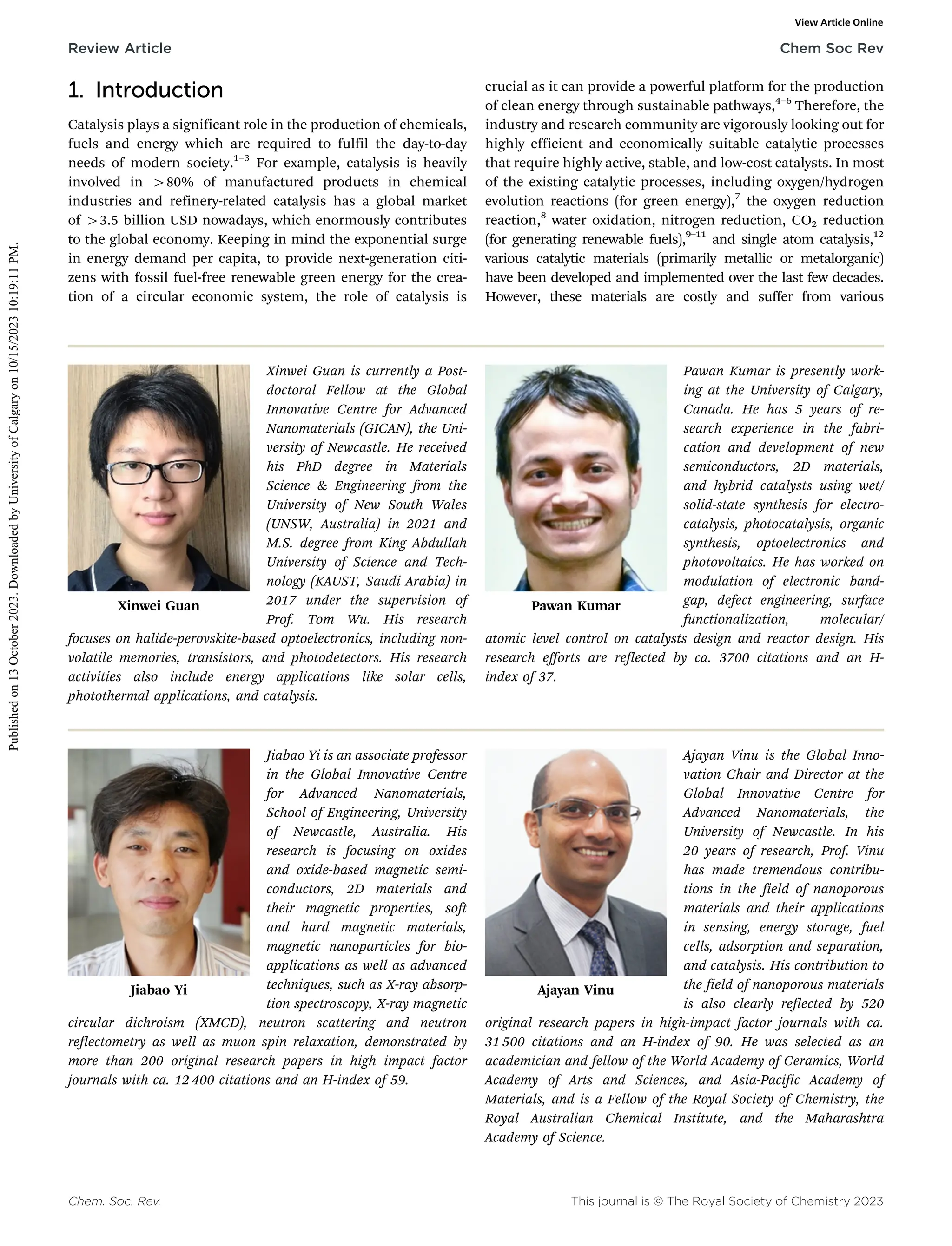 Multifunctional carbon nitride nanoarchitectures for catalysis | PDF