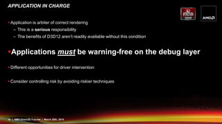 Direct3D12 and the Future of Graphics APIs by Dave Oldcorn | PPT