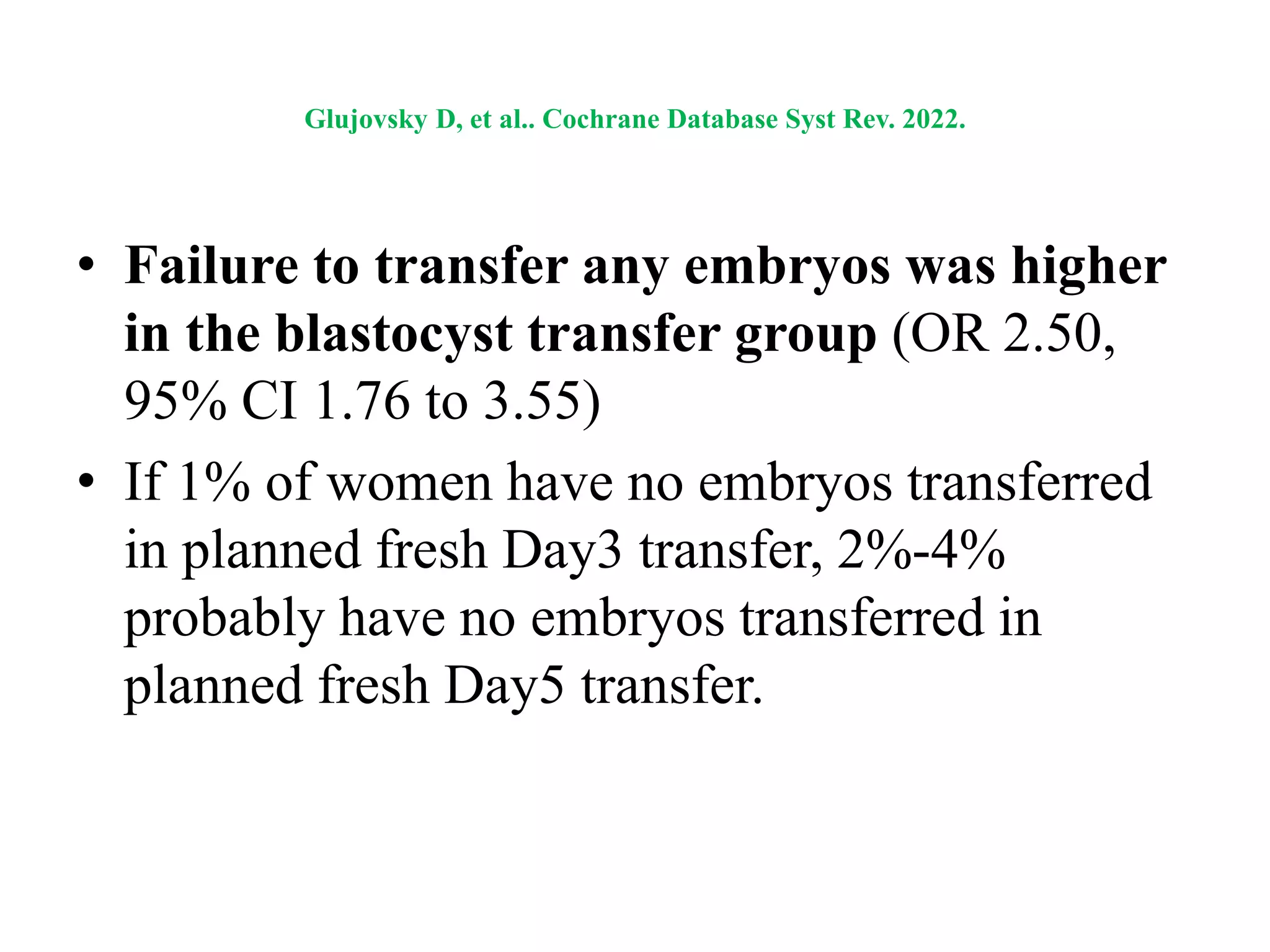 Day3 versus Day5 Embryo Transfer | PPTX