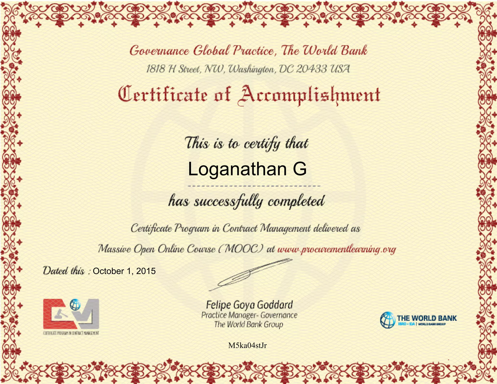 CPCM Certificate | PPT