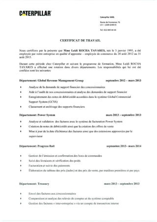03 Certificat Caterpillar | PDF
