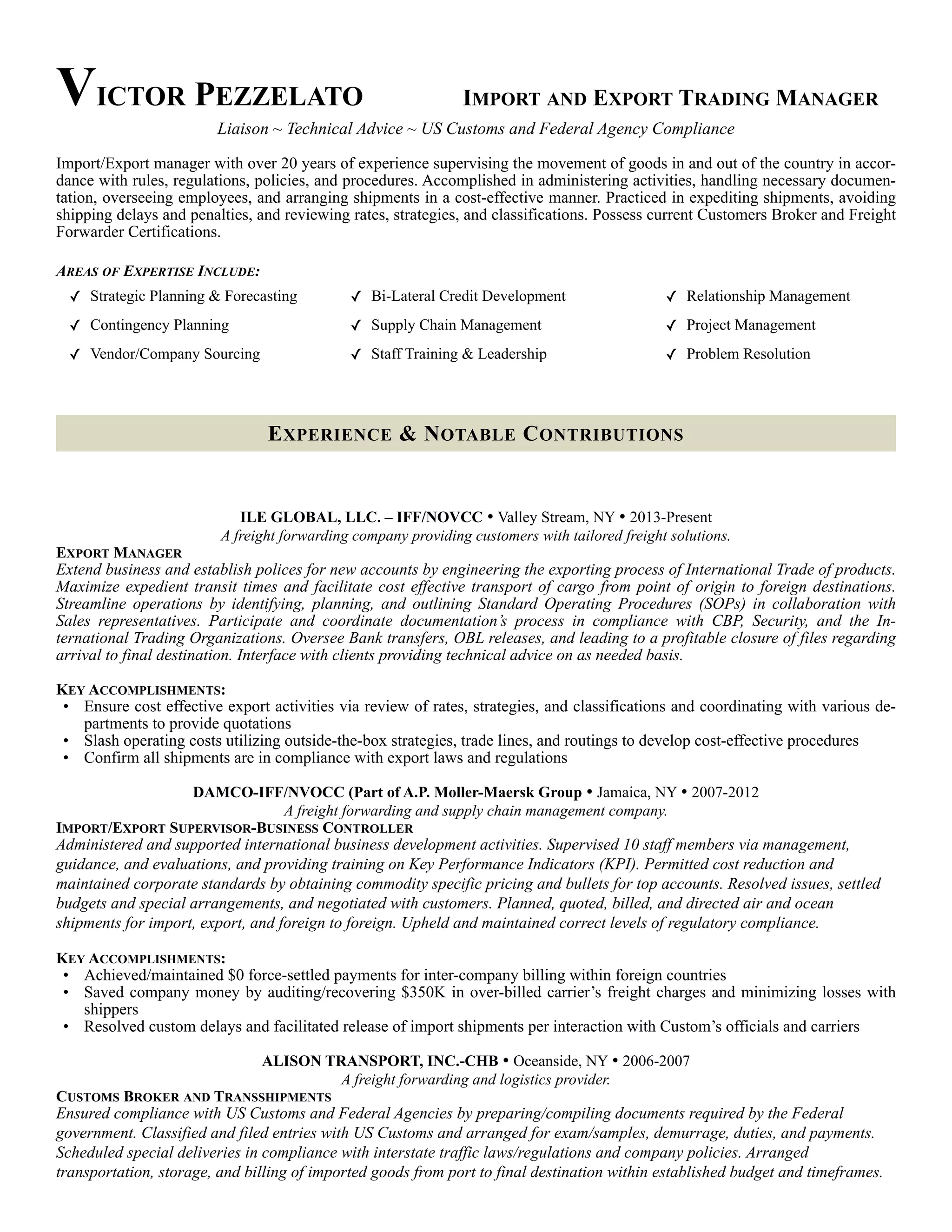 PezzelatoVictorResume | PDF