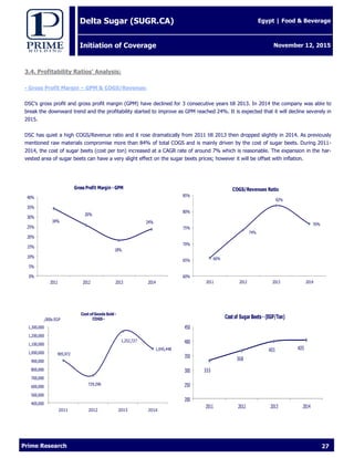 Delta Sugar Co. - Initiation of Coverage - 12 November 2015 | PDF