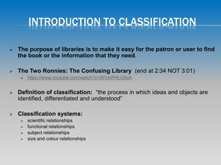 COP_21stLibraryClassification_20150831 | PPTX | Databases | Computer ...