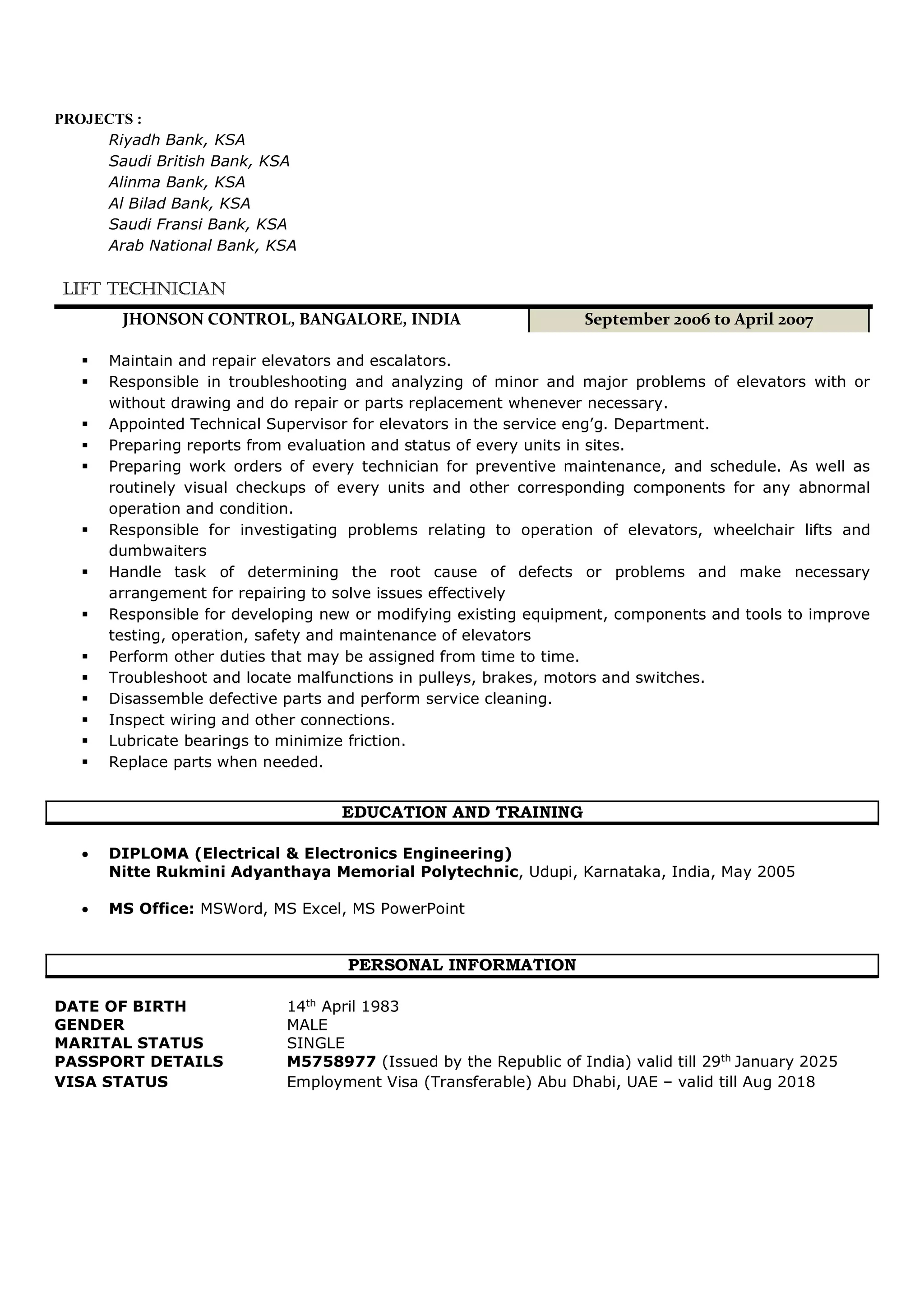 Farook_CCTV Engineer | PDF