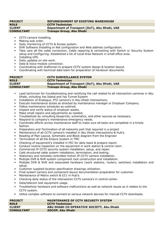 Farook_CCTV Engineer | PDF