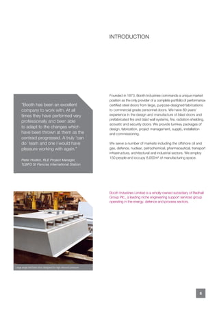 Booth_Industries Corporate_Brochure_4_6_2013 | PDF