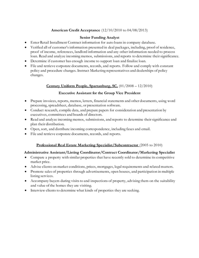 Sandra's Resume 06-16 | PDF