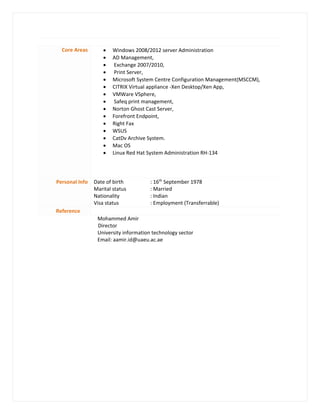 Thans_resume | PDF | Operating Systems | Computer Software and Applications