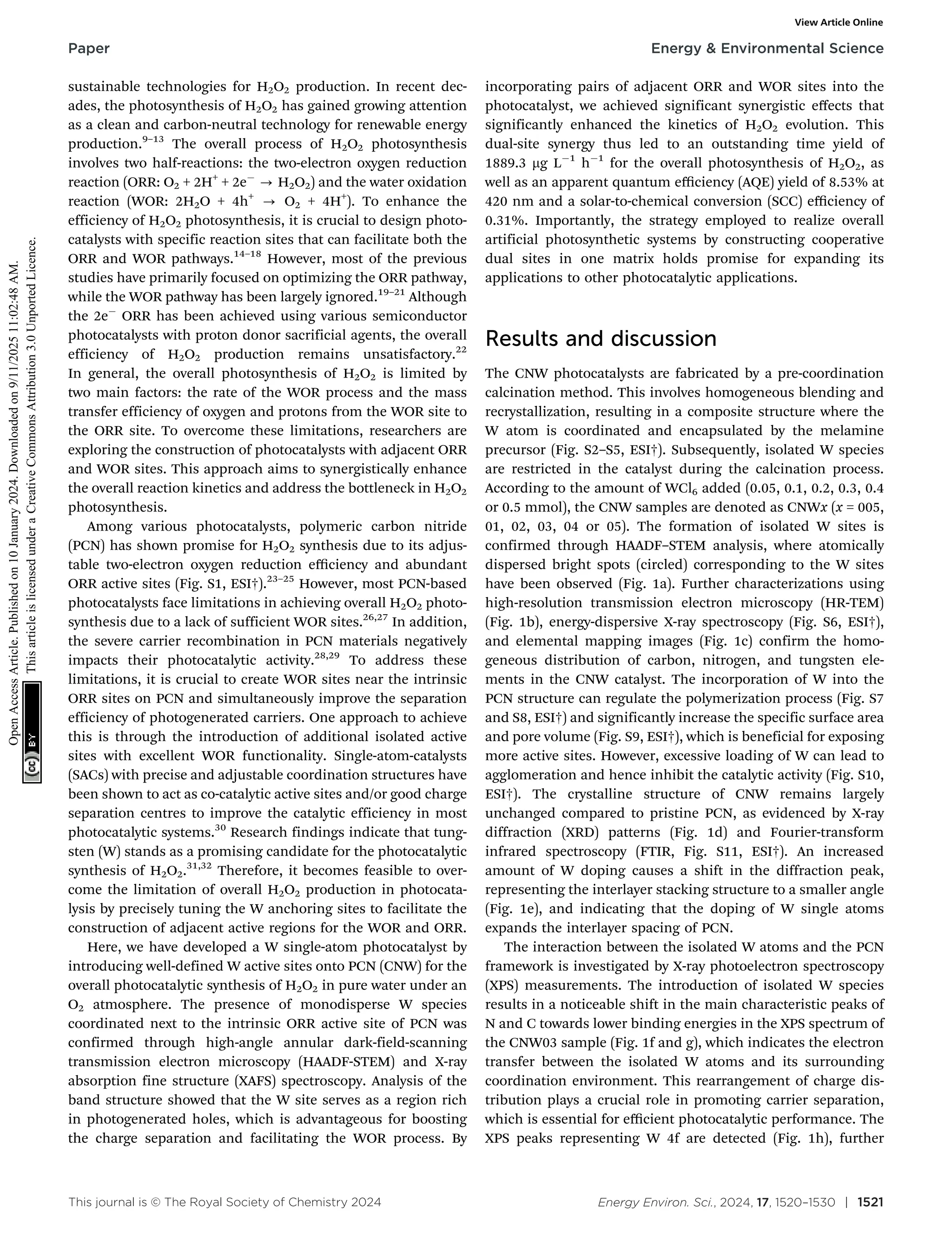 The artificial photosynthesis of hydrogen peroxide (H2O2).pdf