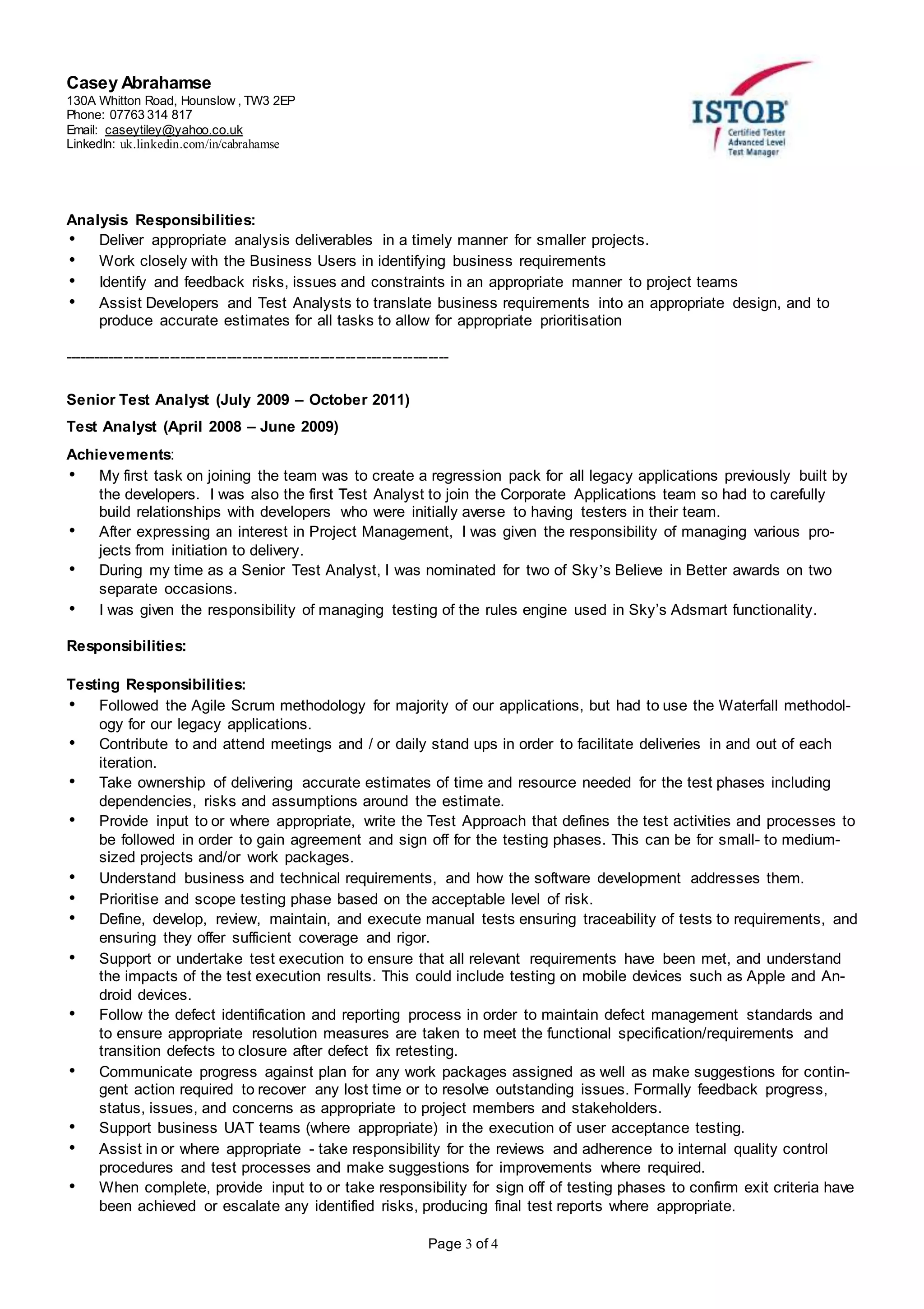 CV Casey Abrahamse | DOCX