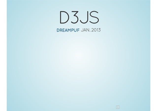A short introduction of D3js | PPT