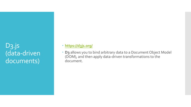 D3js learning tips | PPTX