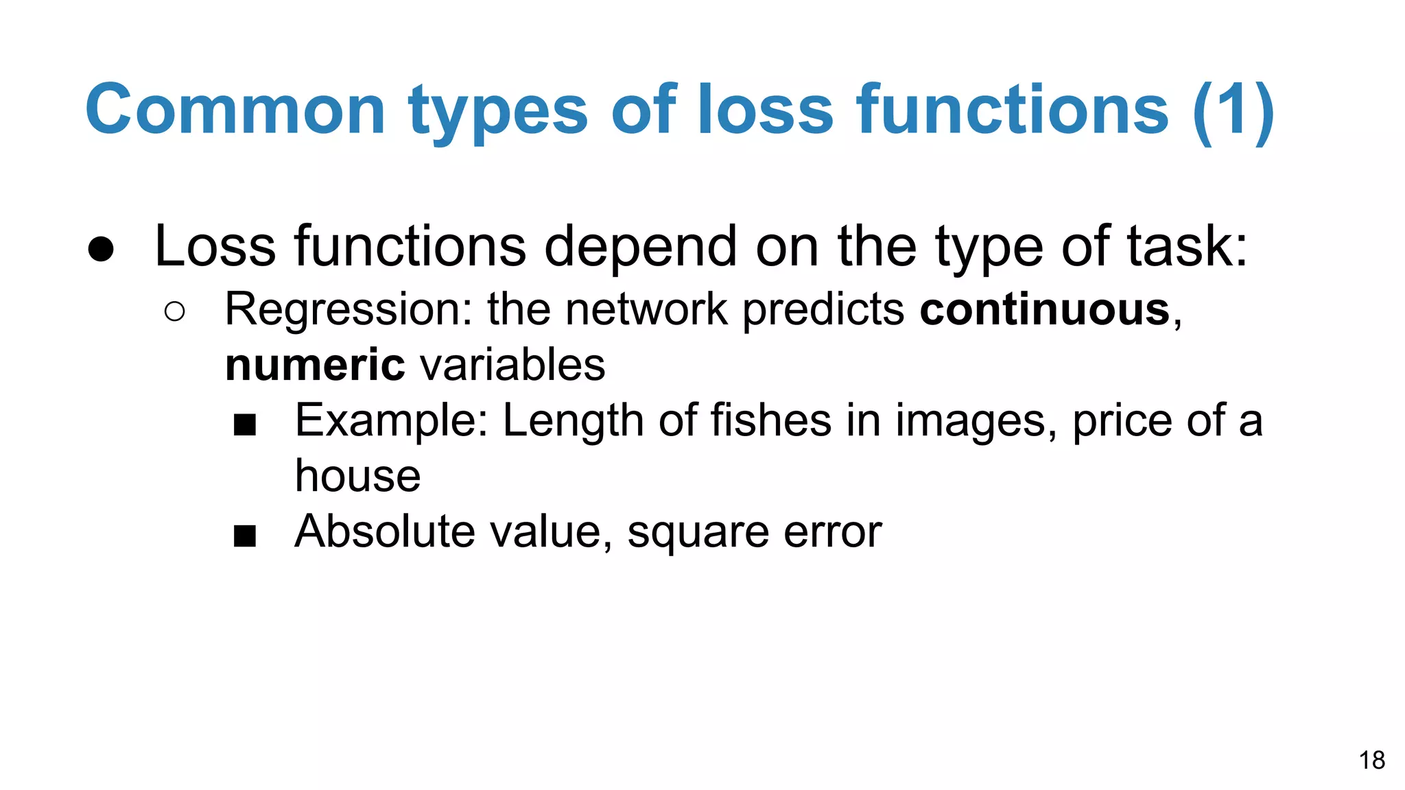 Loss Functions for Deep Learning - Javier Ruiz Hidalgo - UPC Barcelona ...