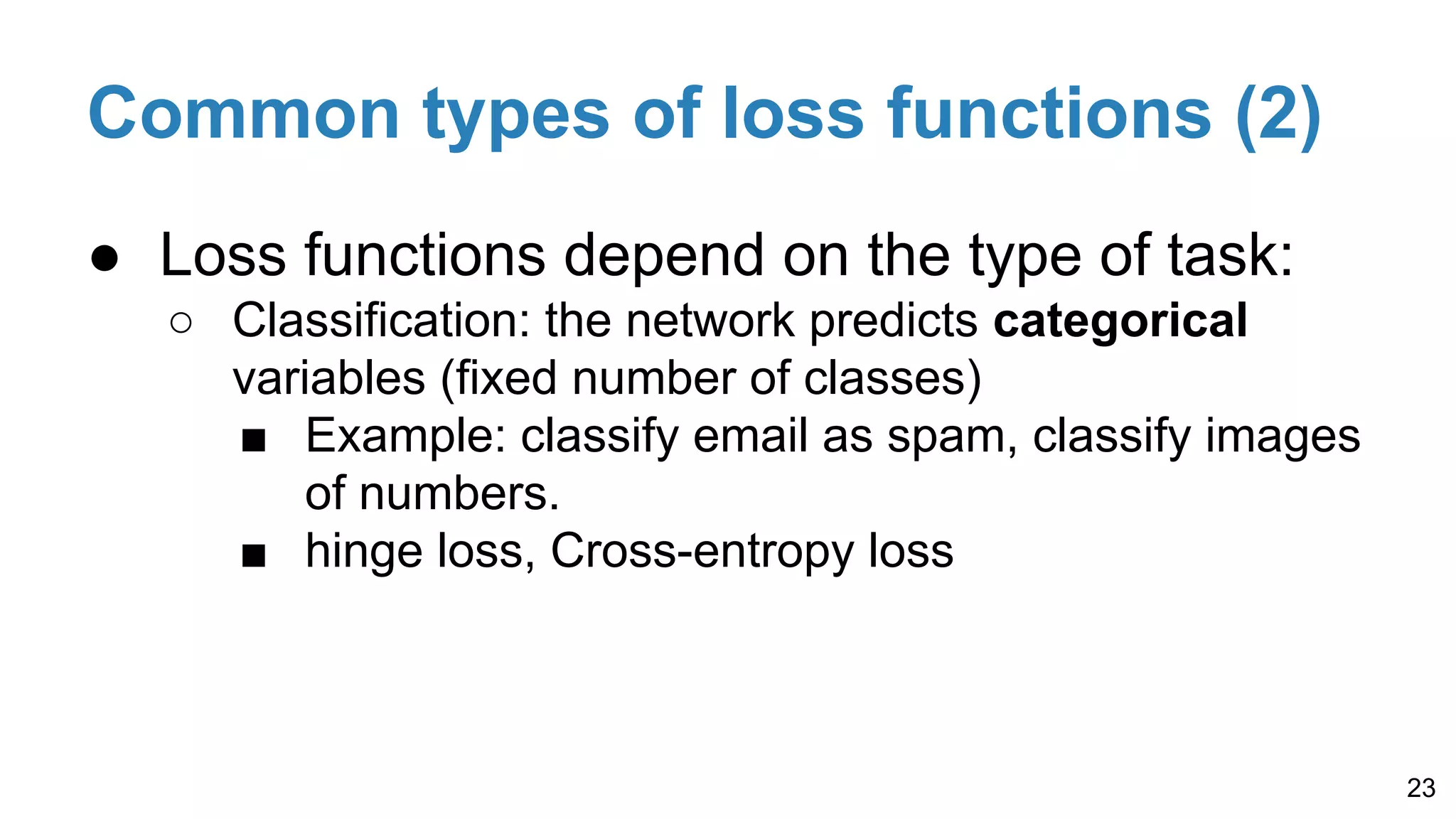 Loss Functions for Deep Learning - Javier Ruiz Hidalgo - UPC Barcelona ...