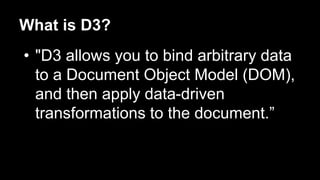 D3 & MeteorJS | PPT