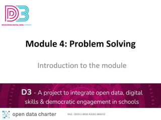 D3 Module 4 Introduction | PPT