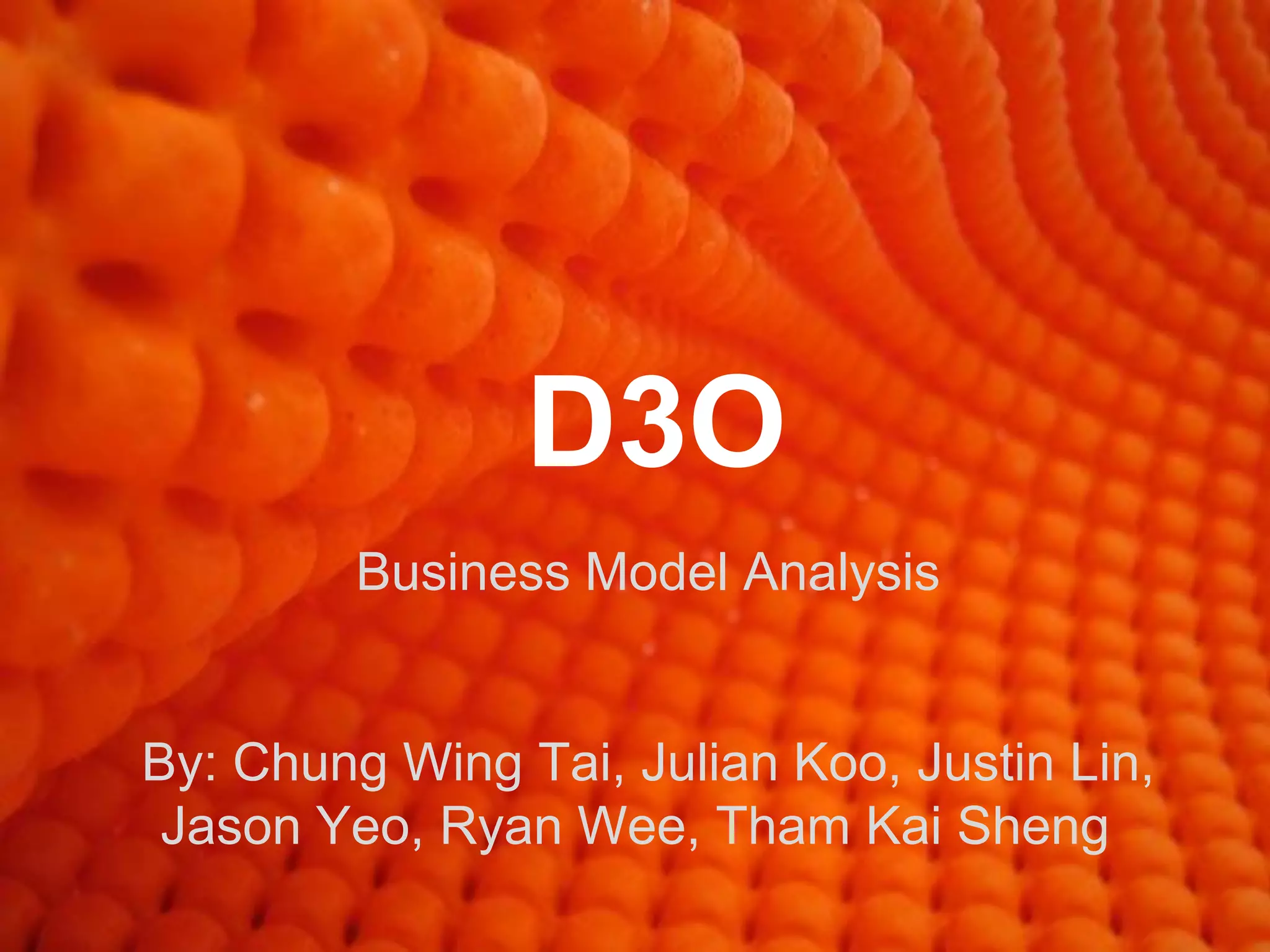 Biz Model for D30 Material | PDF