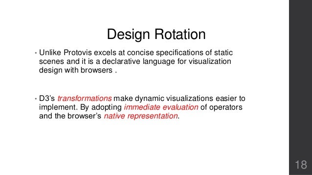 D3 : Data driven documents with Data visualization principles