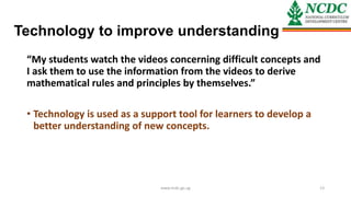 Use of ICT in learning Ncdc | PPT
