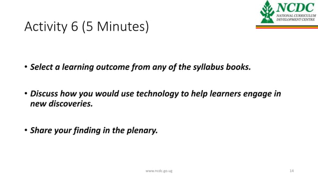 Use of ICT in learning Ncdc | PPT