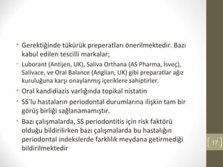 Sjögren Sendromu Diş Hekimliği Dersi | PPT