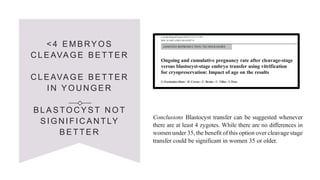 Cleavage vs Blastocyst- Dr Kaberi Banerjee | PPTX