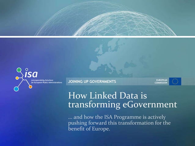 How Linked Data is transforming eGovernment | PPT How Linked Data is transforming eGovernment | PPT