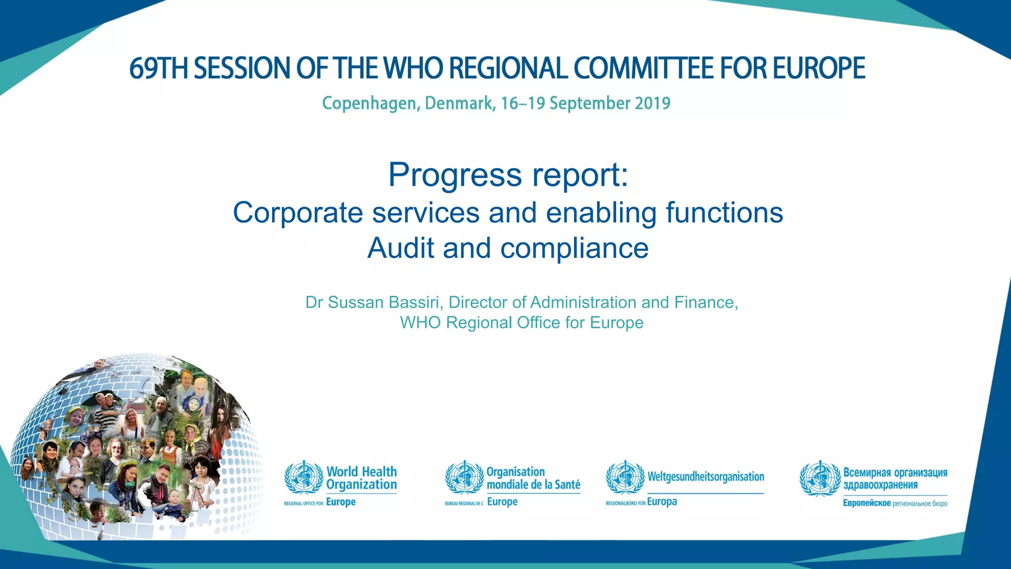 Progress report: Corporate services and enabling functions - Audit and ...
