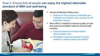 Progress in implementing the Action Plan for Sexual and Reproductive ...