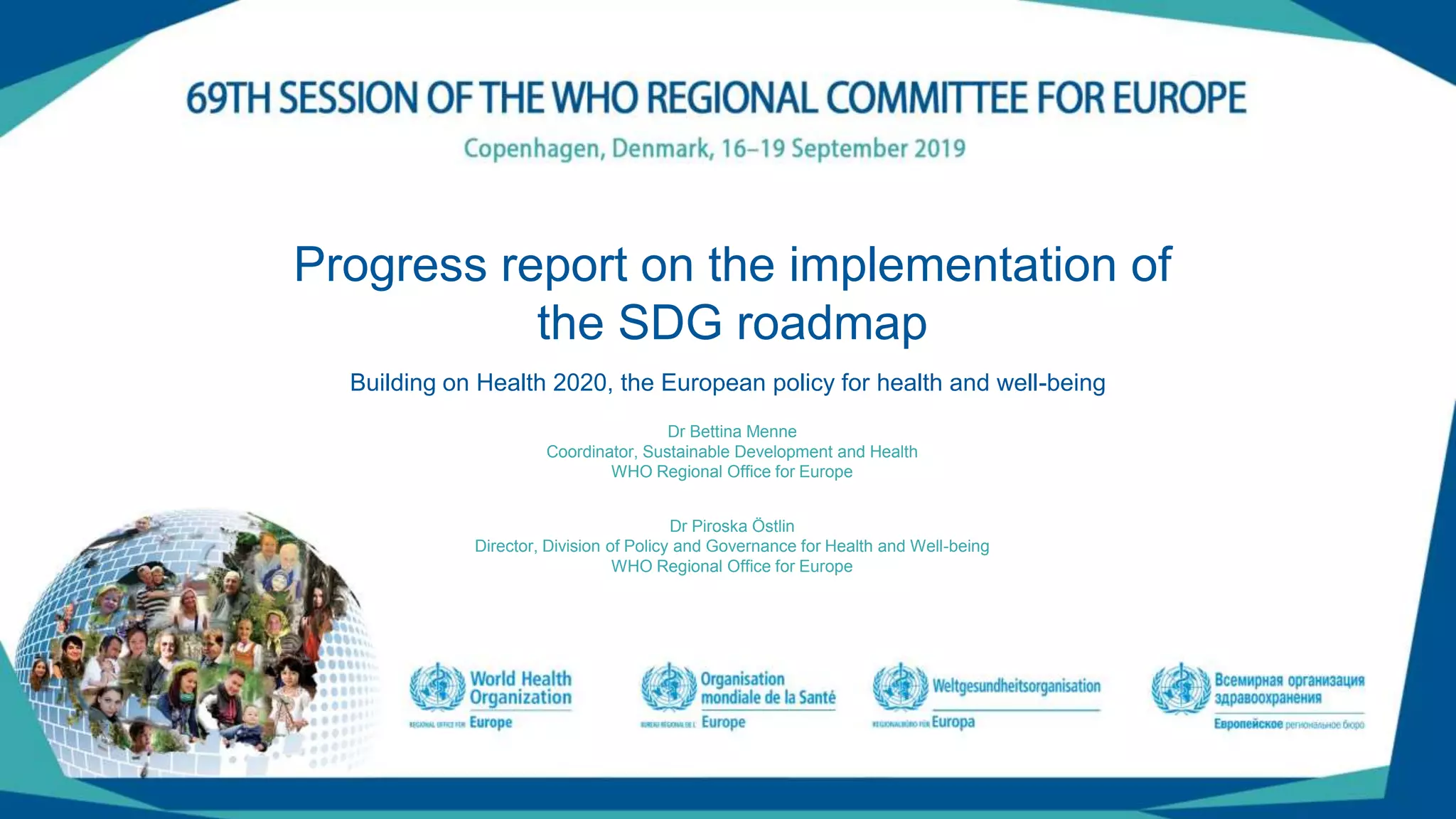 Progress report on the implementation of the SDG roadmap - Building on ...