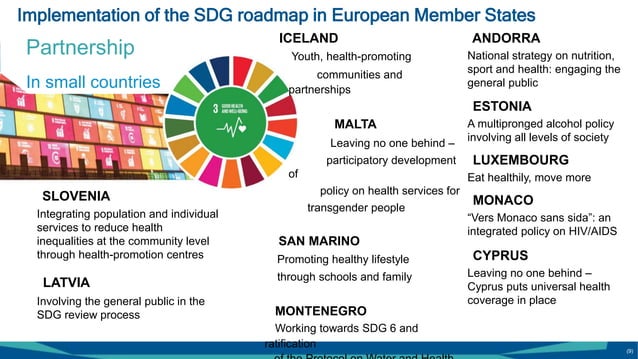 Progress report on the implementation of the SDG roadmap - Building on ...