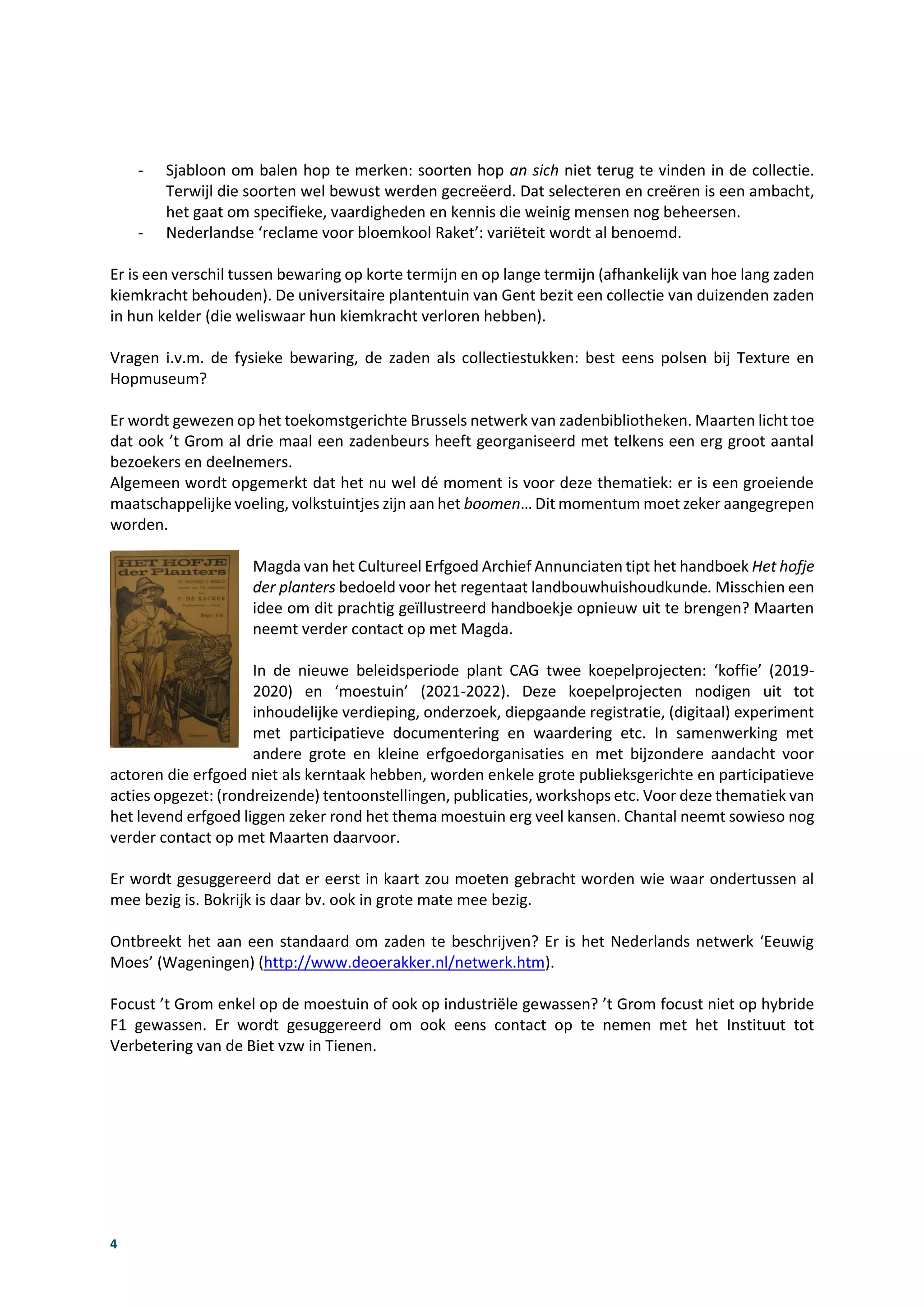 Verslag Domein-4 overleg 2018 (04/06/2018) | PDF
