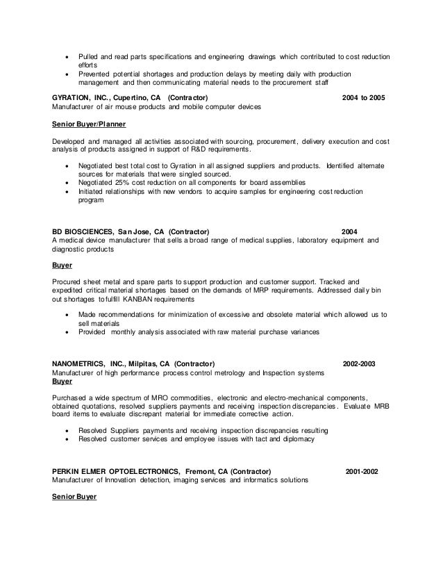 ANN SELLERS RESUME 2015