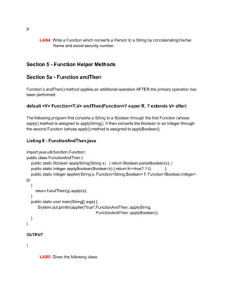 FunctionalInterfaces | PDF