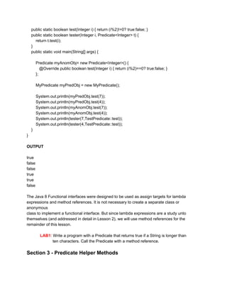 FunctionalInterfaces | PDF