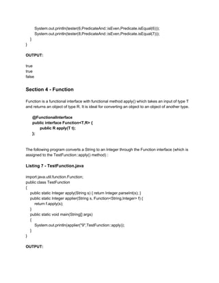 FunctionalInterfaces | PDF