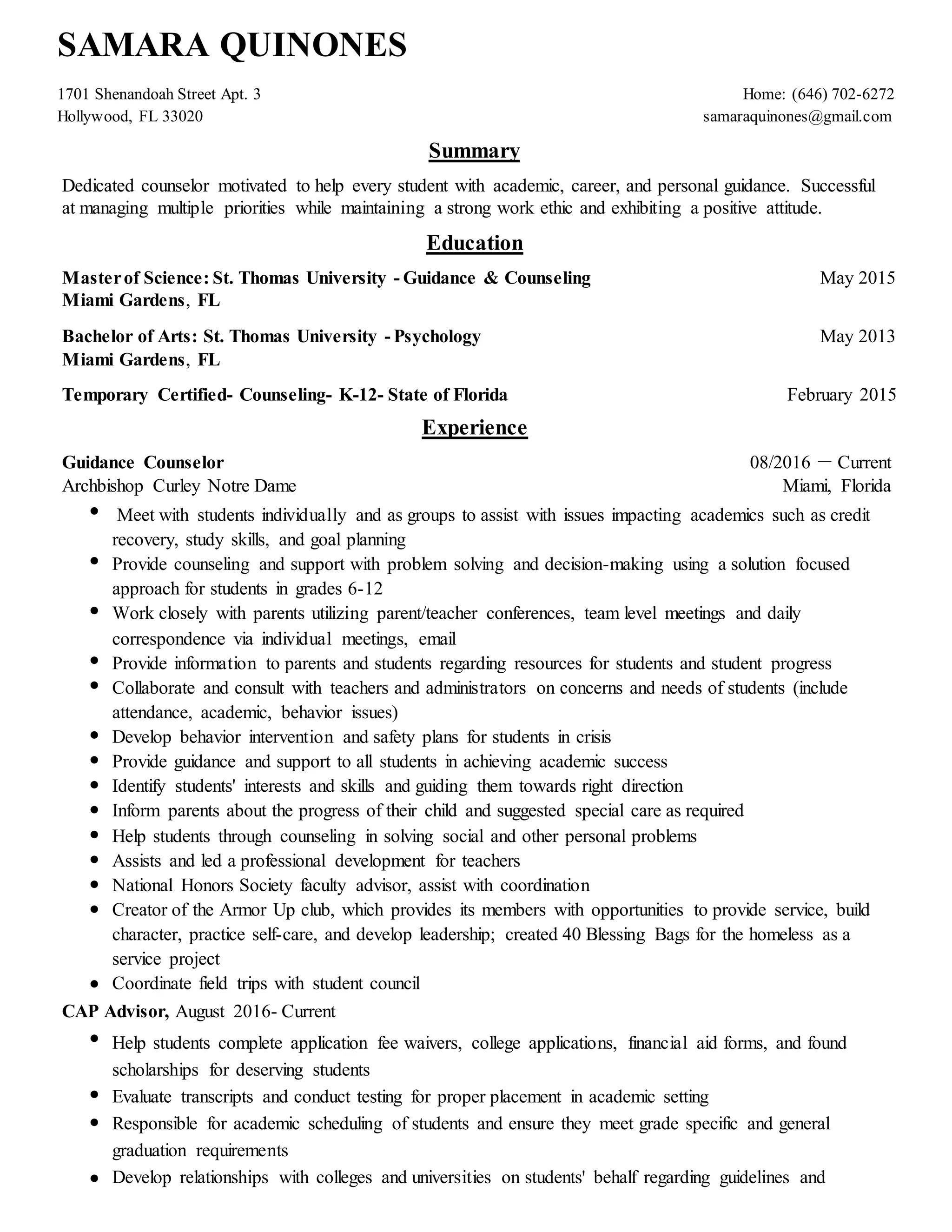 Samara_Quinones_Resume_ | PDF