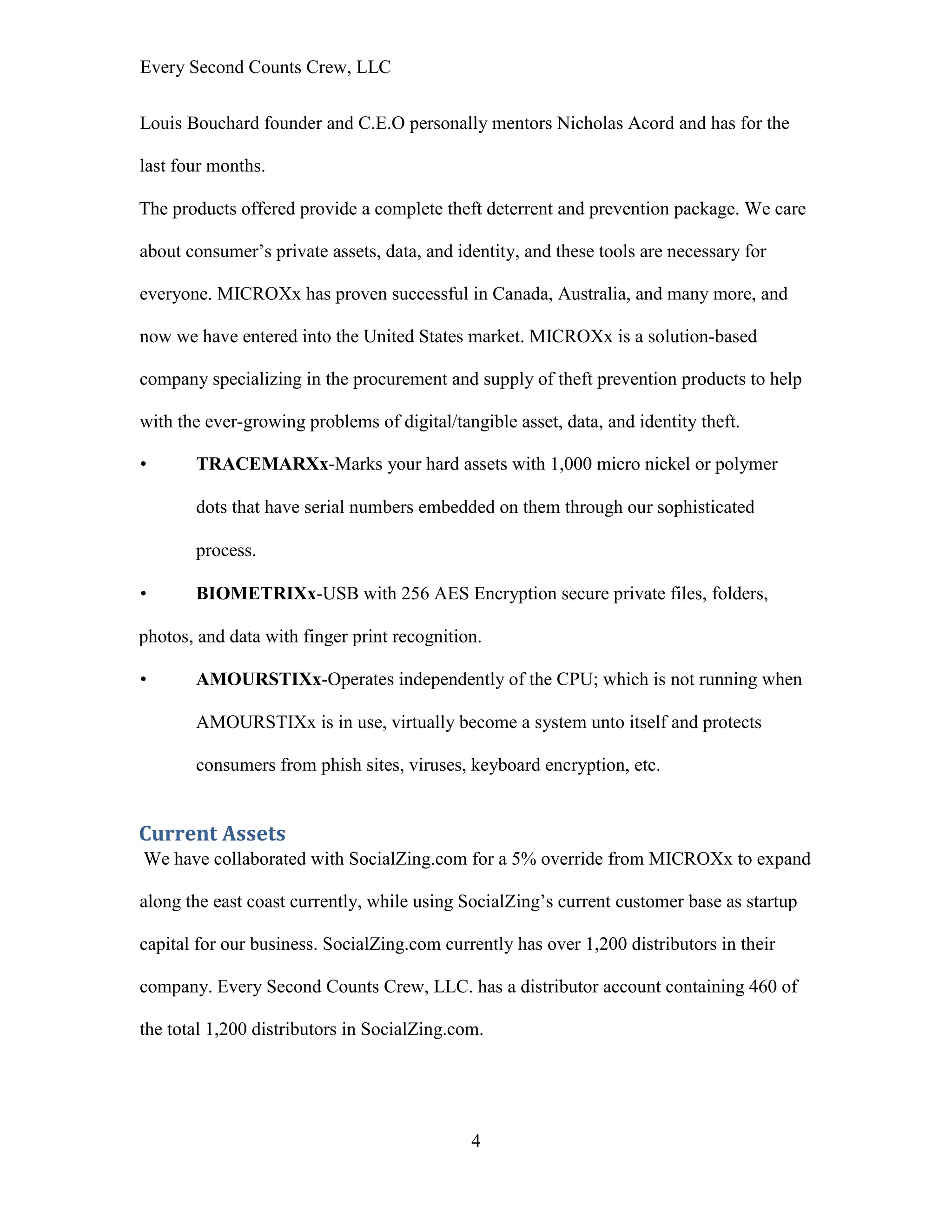 DECA Competition - MICROXx U.S. Business Model | PDF
