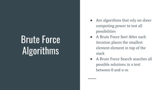 Brute forcing your privacy | PPT