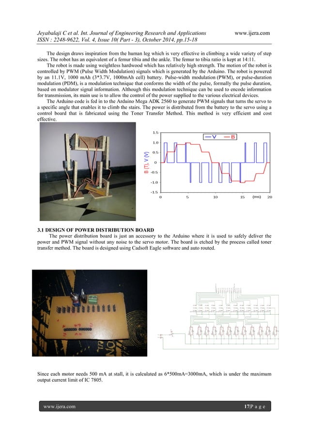Design of Low Cost Stair Climbing Robot Using Arduino | PDF | Robotics | Technology & Computing
