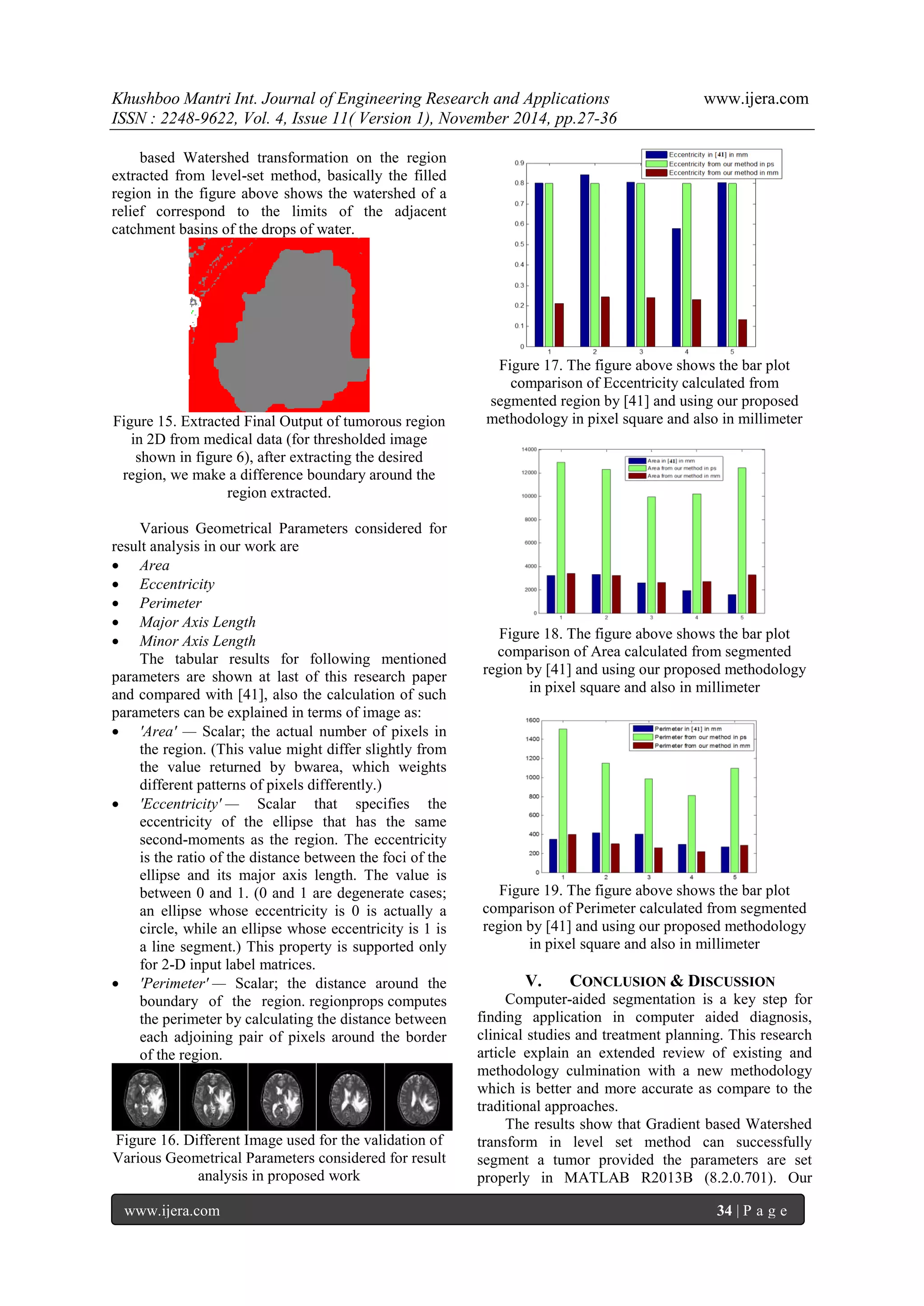 MRI Image Segmentation Using Gradient Based Watershed Transform In Level Set Method for a ...