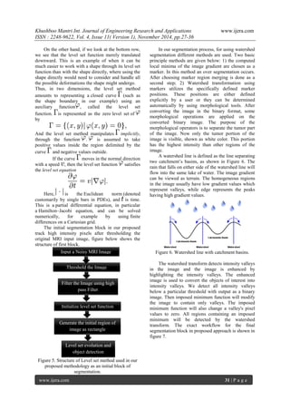 MRI Image Segmentation Using Gradient Based Watershed Transform In ...